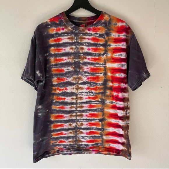 Shirts | Banded Tiedye Striped Tshirt | Poshmark